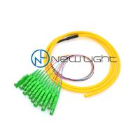China 0.9mm 12 Colors Fiber Optic Pigtail with SC E2000 FC ST Connector for High-Speed Data Transmission for sale