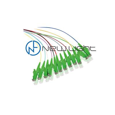China 0.9mm 12 Strand Single Mode Fiber Optic Pigtail and Jumper Cable for High-Performance Connectivity for sale