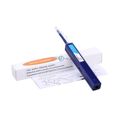 China Zirconia Sleeve APC Compliant Fiber Optic Cleaning Pen with >1000 Matings Durability for SC Connectors for sale
