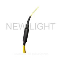 China Male Connector 8 Fiber 3.0mm OM3 MPO Cable Assembly for High-Density Fiber Optic Connections for sale