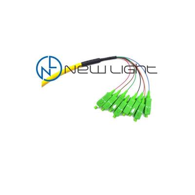 China Single Mode SC/UPC Fiber Optic Pigtail with LSZH Jacket and 0.9mm Diameter for High-Performance Splicing for sale
