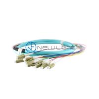China 12 Core 0.9mm Low Insertion Loss Fiber Optic Pigtail and Patch Cord for High Performance Networks for sale