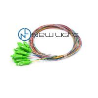 China 0.9mm 12 Strand Single Mode Fiber Optic Pigtail Cable for High-Speed Communication Networks for sale