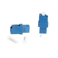 China 15dB APC Polish Single Mode Fixed Fiber Optic Attenuator for LC SC Connectors for sale