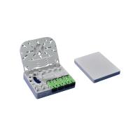 China ABS Material 4 Core Capacity Wall Mountable FTTH Termination Box and Fiber Optic Terminal Box for sale