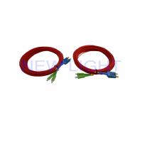 China LSZH Armored SC to LC Fiber Patch Cord with Customizable Length and Low Insertion Loss for sale