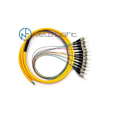 China LSZH Jacket 12 Color Fiber Optic Patch Cord with Low Insertion Loss for Reliable Connectivity for sale