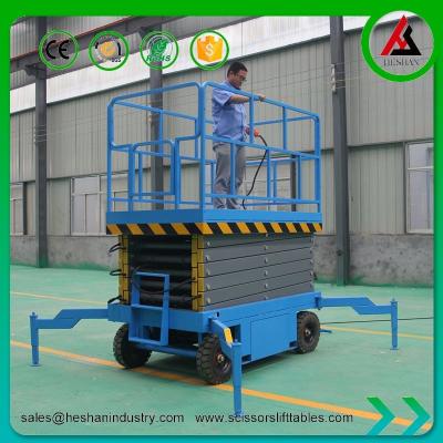 China 12M 14M 16M 18M Mobile Scissor Lift Platform Electric One Man Hydraulic Lift for sale