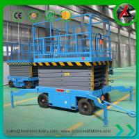 China 12M 14M 16M 18M Mobile Scissor Lift Platform Electric One Man Hydraulic Lift for sale