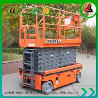 China Self Propelled Mobile Scissor Lift Hydraulic 40 Ft Electric Scissor Lift for sale