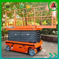 China Automotive Mobile Scissor Lift Aerial Work Platform 300kg Electric Self Propelled for sale