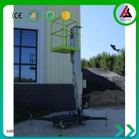 China 4m 6m 8m 10m Vertical Mast Lift Aluminium Hydraulic One Man Platform Lift for sale