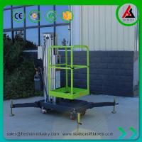 China 4m 6m 8m 10m Vertical Mast Lift Aluminium Hydraulic One Man Platform Lift for sale