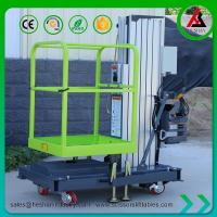 China Mobile Single Man Vertical Mast Lift Aluminium Hydraulic Platform Customized for sale