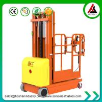China Low Level Electric Order Picker Self Propelled Mini Pickup Truck Man Lift for sale