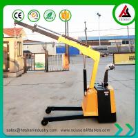 China Movable Electric Floor Crane Floor Mounted Rotate 360 Degree Industrial 1 Ton load for sale