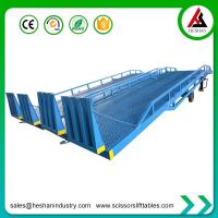 China 10 Ton 12 Ton Hydraulic Loading Dock Lift Hydraulic Mobile Forklift Ramp for sale