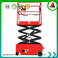China Industrial Mobile Electric Hydraulic Scissor Lift Self Propelled 3.9M 300kg for sale