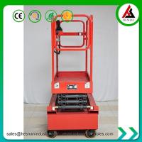 China Lightweight Small Electric Hydraulic Scissor Lift 300kg 3.9M Self Propelled for sale