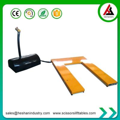 China Portable Hydraulic Pallet Lift Table Electric Workshop Scissor Lift 1000kg 1500kg for sale