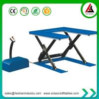 China 1500KG U Type Economic Electric Hydraulic Hand Pallet Lift Table for sale