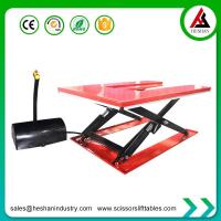 China Warehouse Scissor Lift 1 Ton Capacity Material Handling Electric Pallet Lifter for sale