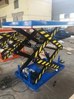 China 1 Ton Portable Scissor Lift Table Electric Hydraulic Air Lifting Jack Customized for sale