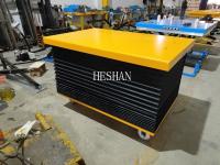 China 4000 LBS Scissor Lift Table AC Power Hydraulic Portable Electric Lift Table for sale