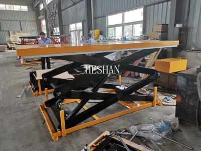 China OEM CE Certificate Stationary Electric Wheels Scissor Lift Table for sale