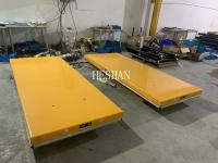 China OEM CE Certificate Stationary Electric Wheels Scissor Lift Table for sale