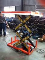China Remote Control Hydraulic Electric Scissor Lifting Table with CE for sale