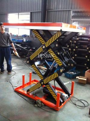 China Remote Control Hydraulic Electric Scissor Lifting Table with CE for sale