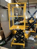 China 2023 Stationary Scissor Lift Mechanical Lift Table For Plywood Making Machine for sale