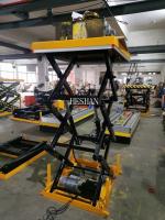 China Custom 2 Ton Scissor Lift Table Warehouse Industrial Hydraulic Work Platform Lift for sale