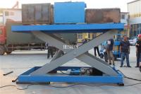 China Custom large load factory warehouse electrohydraulic container load lift table for sale