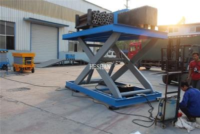 China Truck Stationary Hydraulic Scissor Lift 3000kg Load Capacity Customized for sale