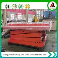 China Heavy Duty Scissor Lift Table Platform Electric Hydraulic 1000kg - 20000kg for sale