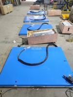 China Hydraulic Low Profile Scissor Lift Table 2000kg Electric Lift Platform for sale