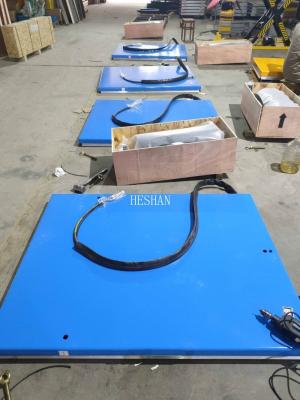 China Hydraulic Low Profile Scissor Lift Table 2000kg Electric Lift Platform for sale