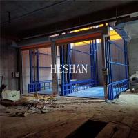 China Loading 2T Cargo Lift Elevator Hydraulic Vertical Goods Lift Platform for sale