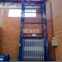 China Industrial 1 Ton Cargo Lift Elevator Warehouse Hydraulic Goods Lift for sale