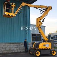 China Indoor Outdoor Articulated Boom Lift Aerial Work Telescopic Boom Manlift for sale
