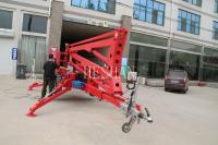 China Towable Aerial Boom Lift Telescopic Lifter Boom Lift Access Platform For Construction for sale