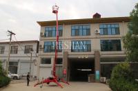 China 6m - 20m High Reach Articulated Boom Lift Towable Electric Aerial Work Platform for sale