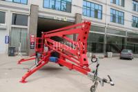 China Portable Compact Boom Lift Towable Articulated Mobile Trailer for sale