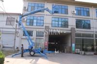 China Aerial Work Towable Articulating Boom Lift Hydraulic Trailer Mounted Boom Lift for sale