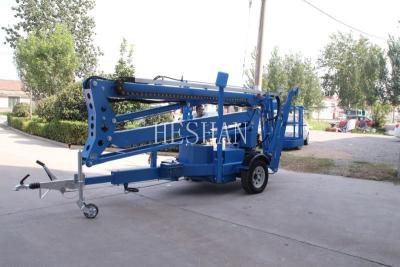 China 16M 18MElectric And Battery Hybrid Power Articulating Towable Boom Lift for sale