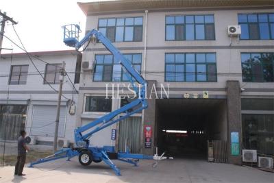 China Aerial Construction Work Equipment Self-Propelled Towable Articulated Electric Boom Lift With CE for sale