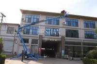 China Towable Articulated Boom Lift Industrial Aerial Cherry Picker 10m 12m 14m 16m 19m for sale