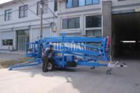 China 8m - 20m Mini Trailer Mounted Articulating Boom Lift Hydraulic Towable For Farm for sale